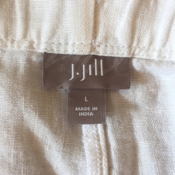 J. Jill | Pants & Jumpsuits | Nwt J Jill Linen Love Full Leg Crops ...